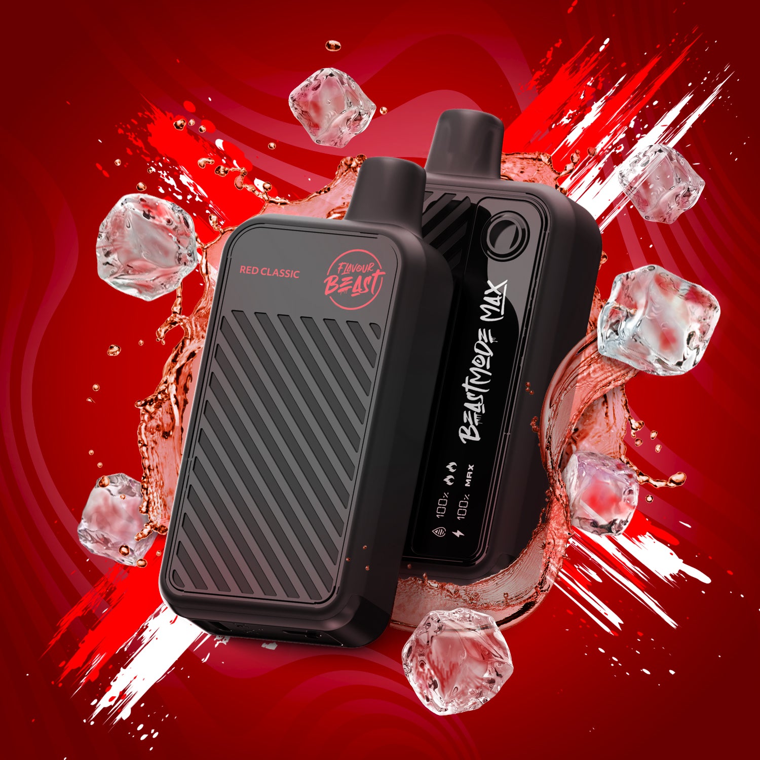 Flavour Beast Beast Mode Max - Chuggin' Red Classic – BlazenHaze